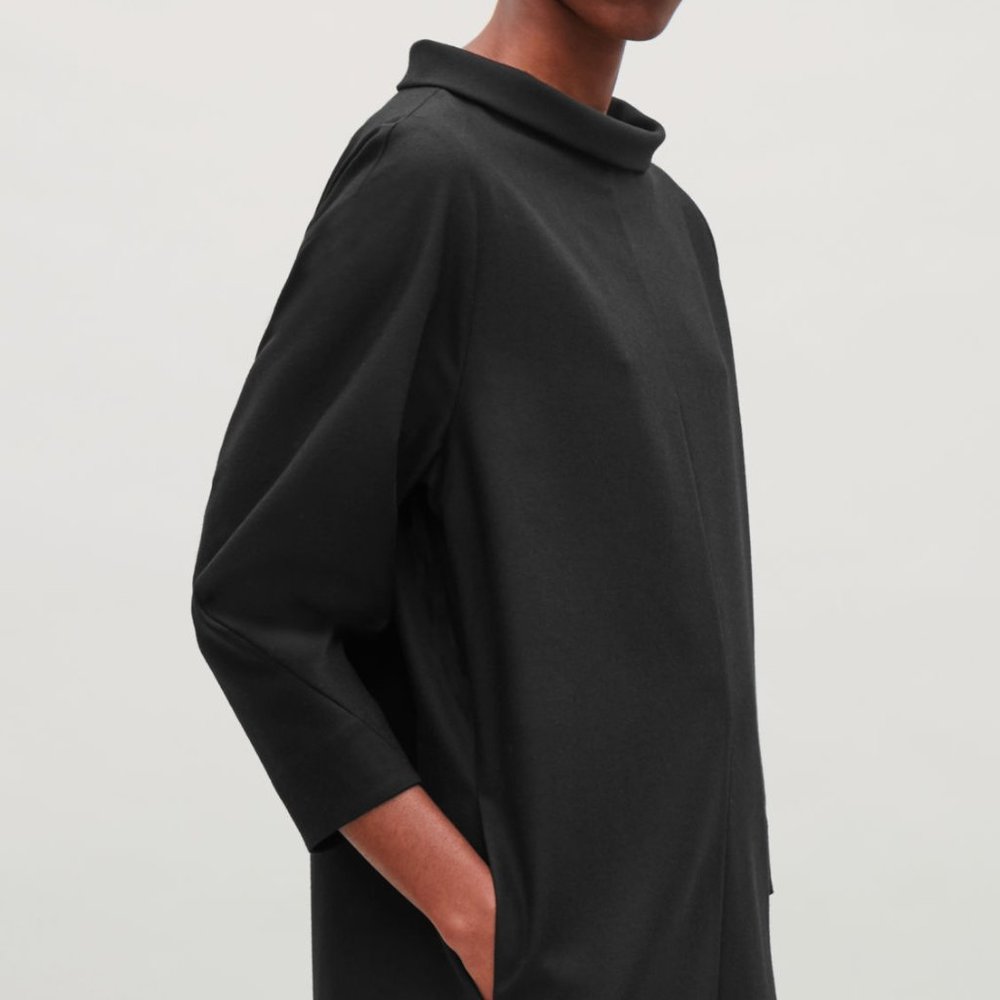 Wide Neck Wool Dress/Cos - Gem